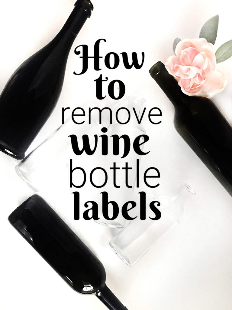 Wine Bottle Centerpieces: How to easily remove labels for DIY weddings