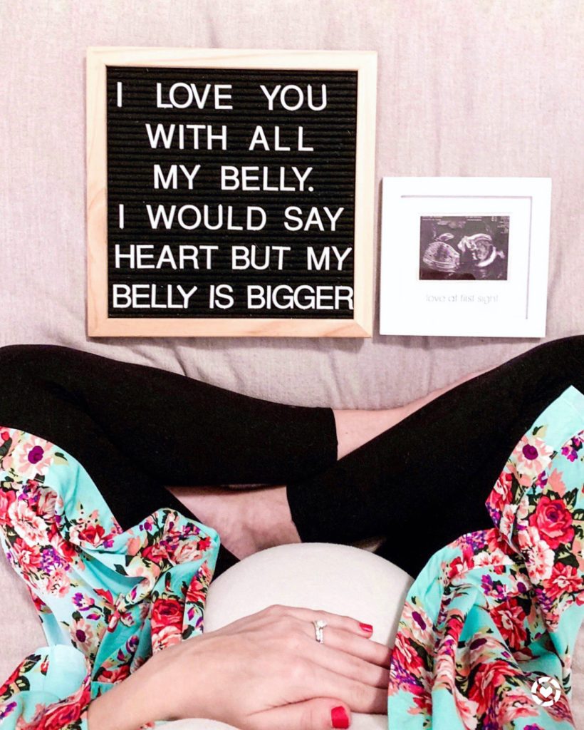 Pregnancy Letterboard Ideas For Your Bump - DIY Darlin'