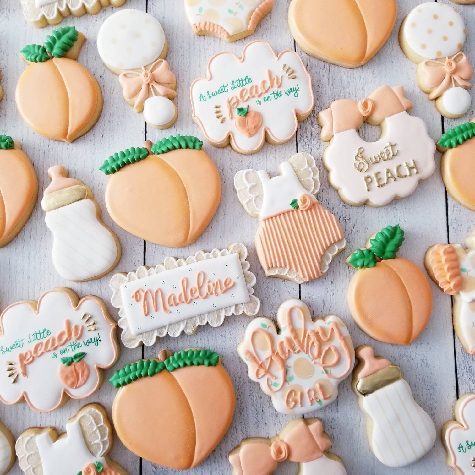 Sweet as a Peach Baby Shower Idea - DIY Darlin'