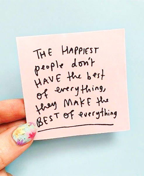 Handwritten and Uplifting Sticky Note Quotes - DIY Darlin' Handwritten and Uplifting Sticky Note Quotes - DIY Darlin'