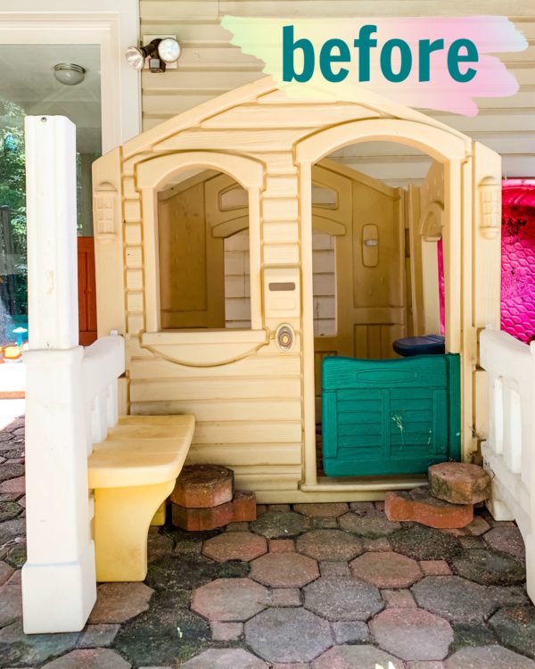 Step2 Playhouse Makeover - My One Year Review - DIY Darlin'