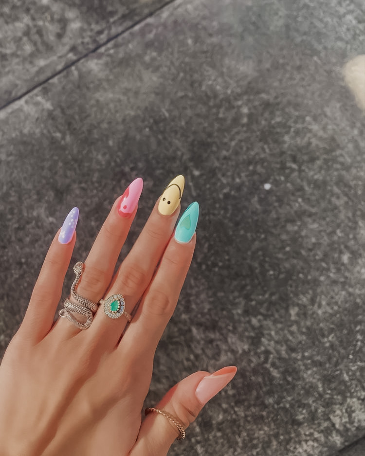 25+ Happy Nail Designs To Brighten Your Day - DIY Darlin'